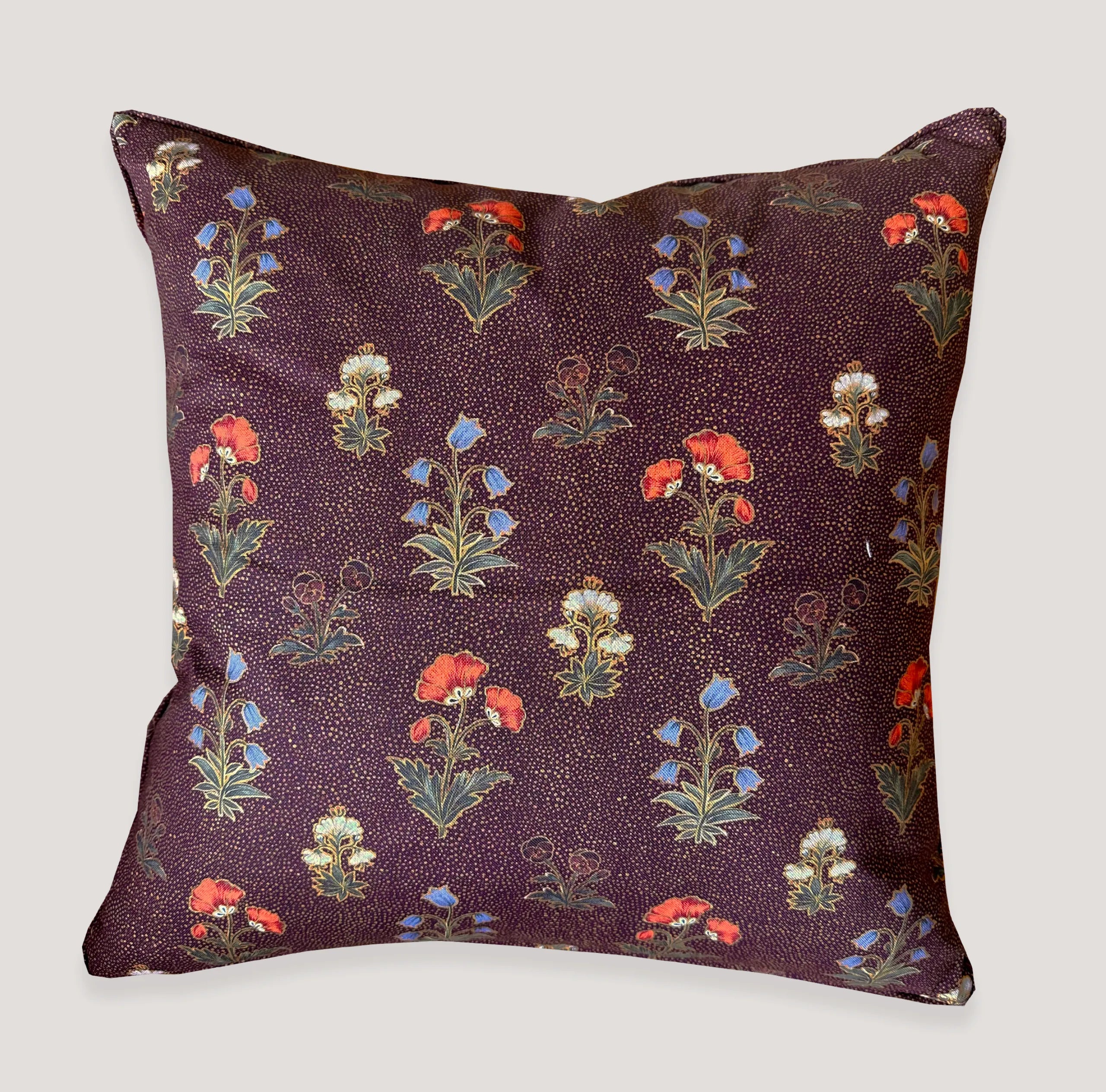 Amara Burgundy Cushion - Living Quarters